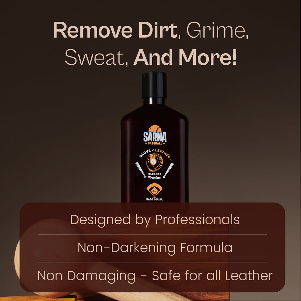 Sarna Baseball® Official Site - Baseball Glove Leather Cleaner